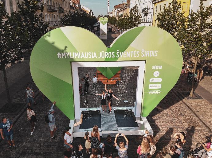 Digital Waterfall + Platform. Walk through Interactive Water Wall ...